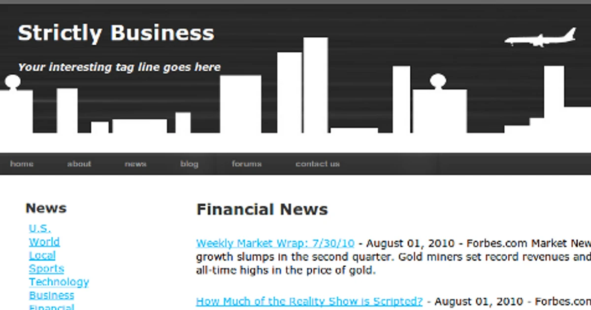 The Best Business HTML Template - StrictlyBusiness Html5 And Css3 Template