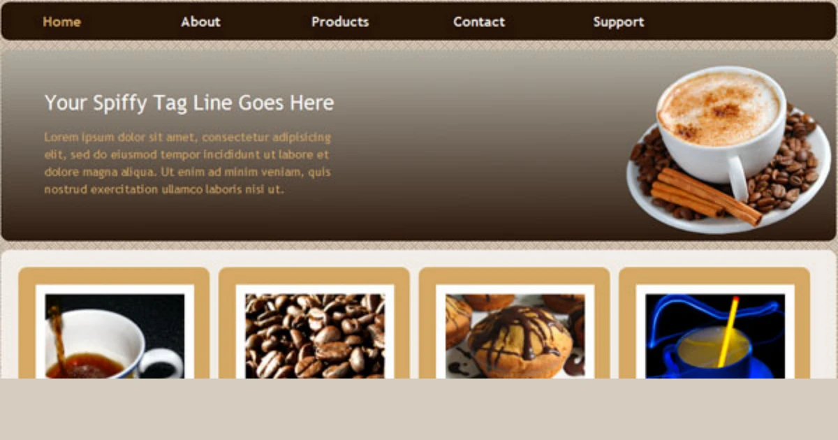 CoffeeCols HTML5 And CSS3 Multi-Column Magazine Style Template - Style ...