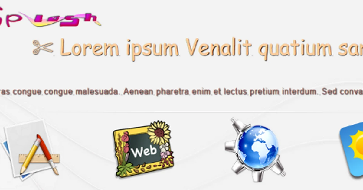 Splash HTML5 And CSS3 Template