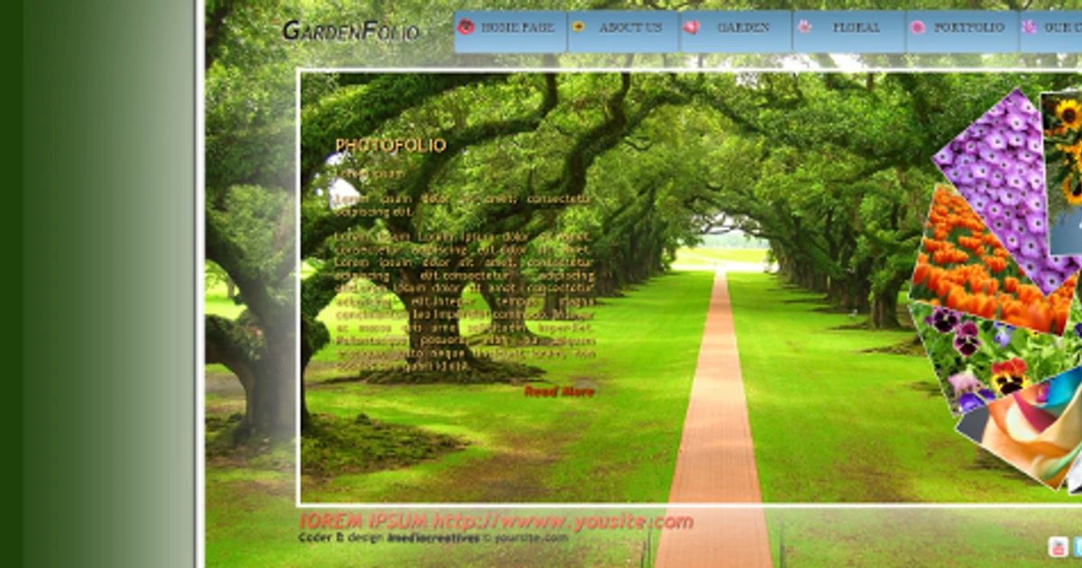 Gardenfolio HTML5 And CSS3 Template